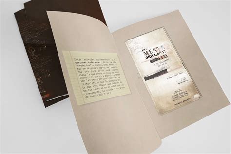 Una Mente Brillante Sistema Gráfico Cinematográfico Behance