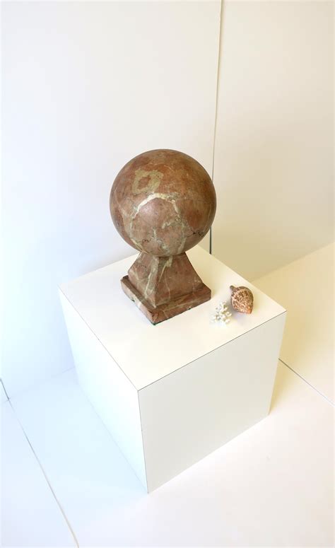 Art Deco Modern Marble Sphere Sculpture For Sale At 1stdibs
