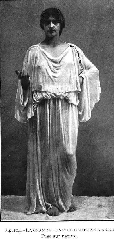 Heuzey The Dorian Chiton Ancient Greek Chiton Doric Chiton