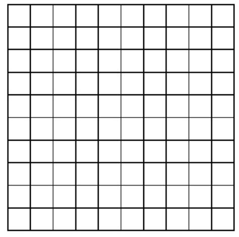 10 Best Printable Blank 100 Grid Chart Artofit