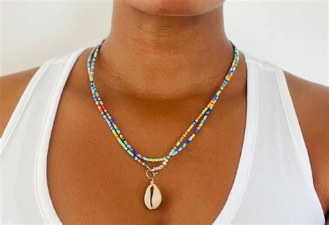 Shell Chokercowrie Shell Choker Necklacehandmade Shell Chokershell