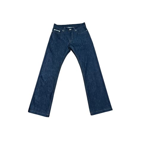 Classic Low Rise Bootcut Jeans Raw Denim Haydn Alxndr