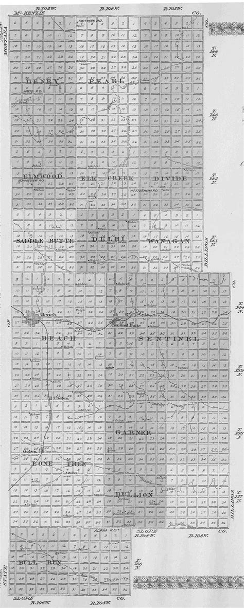 Usgenweb Archives Digital Maps Project North Dakota