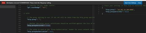 Visual Studio Code VSCODE Marketplace Returned ECONNREFUSED Please Check The Proxy