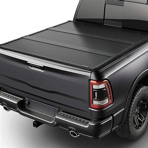 Yitamotor® Frp Hard Tri Fold Truck Bed Tonneau Cover Compatible With
