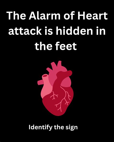 The Alarm Of Heart Attack Is Hidden In The Feet Identify It With These
