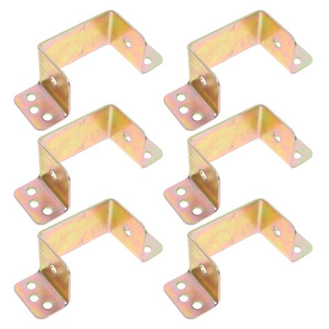 Professional Bed Rail Brackets Bed Bracket Bed Risers Bedframe Fastener Bracket Iron Orange 9