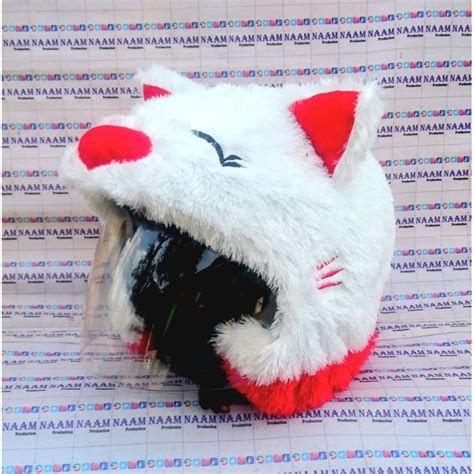 Jual Cover Helm Halfface Karakter Kucing Shopee Indonesia