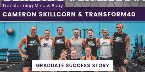 Transforming Mind And Body Graduate Success Story Cameron Skillcorn
