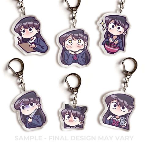 Komi Cant Communicate Acrylic Keychains Pre Order Etsy