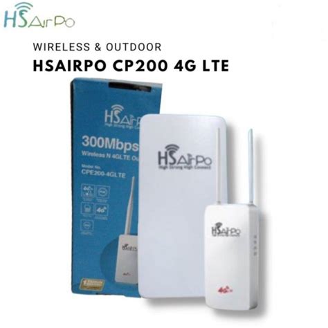 Jual Produk Terbaru Hsairpo Cpe200 4g Lte Wireless Outdoor Shopee