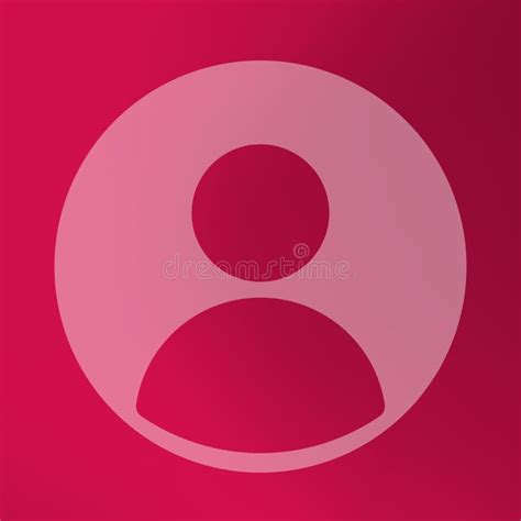 Social Profile Over Bright Purple Background Stock Illustration