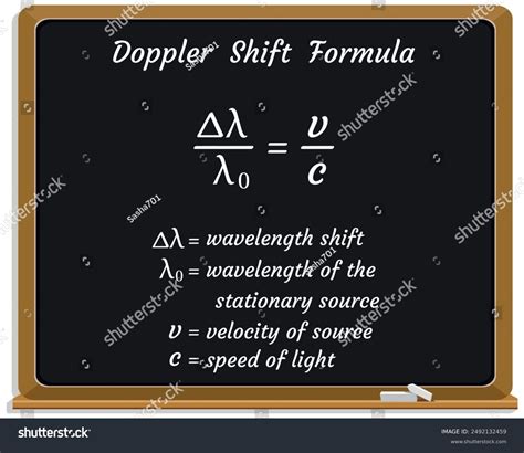 Doppler Shift Formula Over 9 Royalty Free Licensable Stock