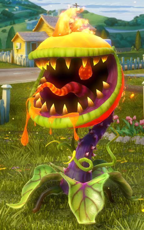 Plants Vs Zombies Garden Warfare Fire Chomper Fasci Garden