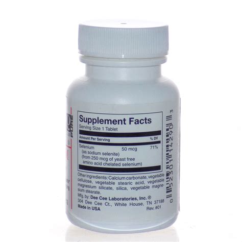 Dc Labs Selenium 50 Mcg