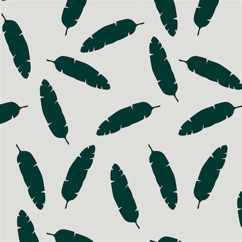 Premium Vector Tropical Leaf Plam Green Pattern With Vector Style