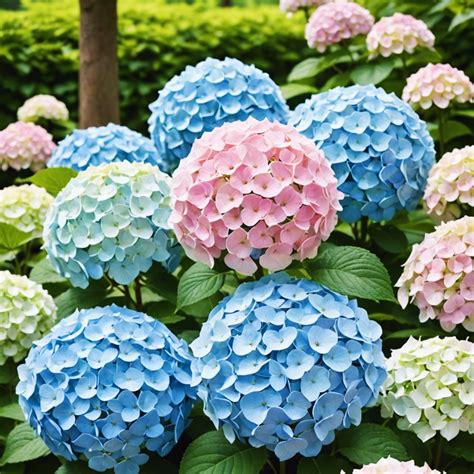 Full Hydrangea Bulbs Ornamental Flowers Easy To Create A Dream Garden