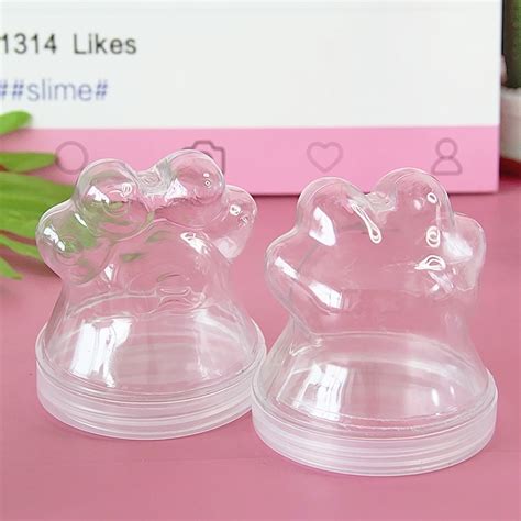 Boxi10 20pcs Lot 200ml Slime Box Plastic Slime Con Grandado