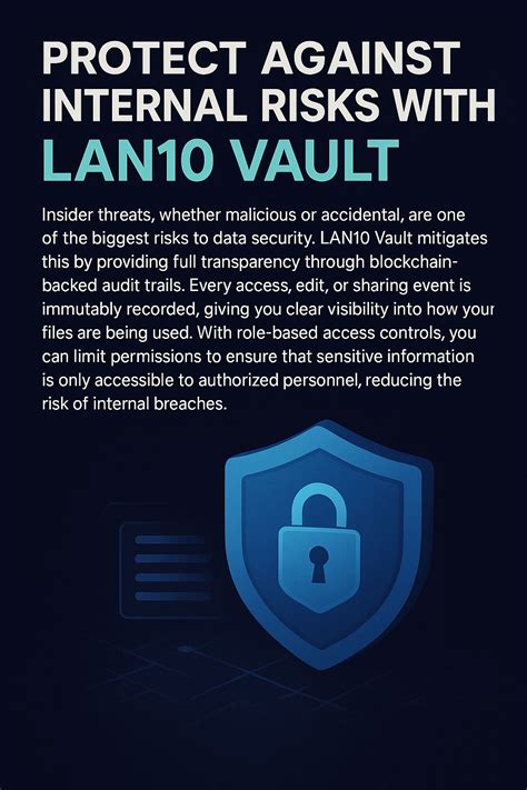 Protect Against Internal Risks With Lan10 Vault Lan10 Australia