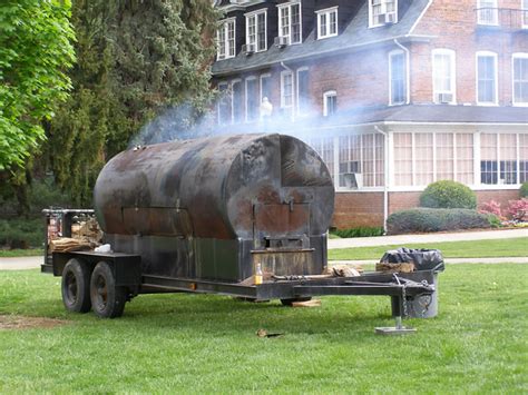 Spring Barbeque The Smoker Cooking Up Good Nc Barbeque … Flickr