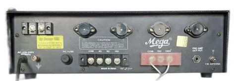 Mega Black Amplifier 100 Watts For Pa System At Rs 14500 In Solan Id 2849828659948