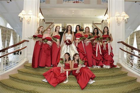 Red Bridesmaid Ball Gowns