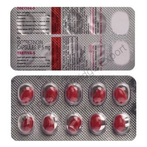 Isotretinoin Tretiva 5 Mg Capsules Packaging Type Box At ₹ 118 Stripe In Nagpur