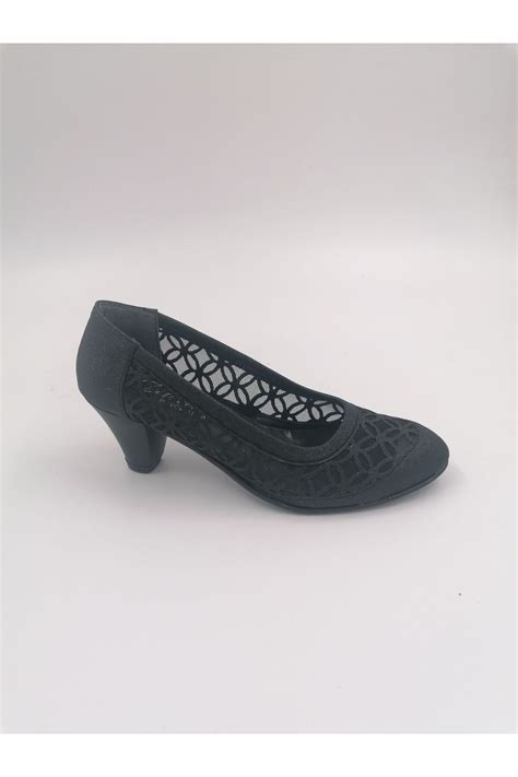 Solmaz Damla Sİyah Lazer TÜllÜ Topuklu Abİye Ayakkabi Fiyatı Yorumları Trendyol