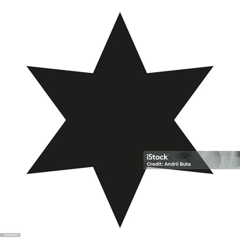 Black Star Shape Simple Icon Stock Vector Stock Illustration Download