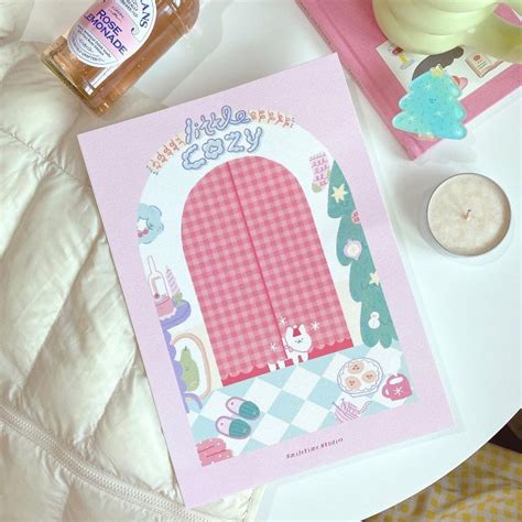 🎄 Little Cozy Poster A4 Th