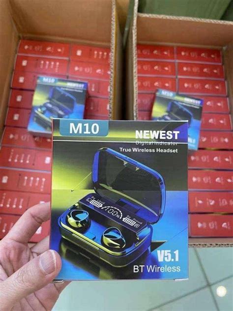 M10 True Wireless Headset Digital Indicator Earbud Black At 150 Piece In New Delhi