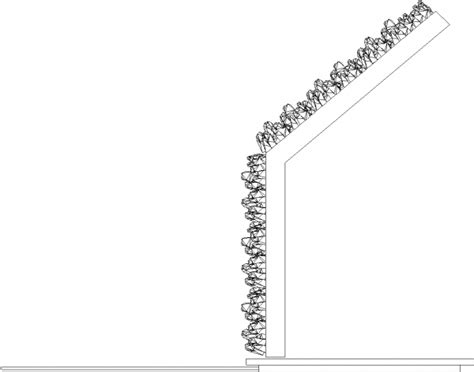 Table Lamp Shade With Steel Stand Front Elevation Dwg Drawing