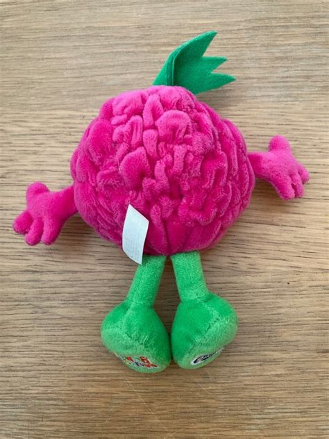 Nestle Munch Bunch Yogurt Rozzy Raspberry Pink Fruit Soft Plush Toy 8