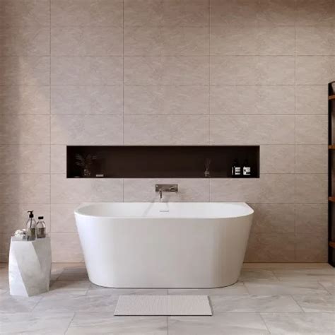 Nuie Myriad 1500mm Back To Wall Bath