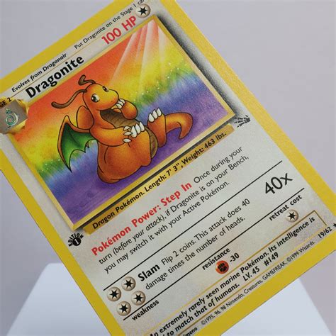 Dragonite 1999 Fossil 1962 1st Edition Price Guide Sports Card Investor
