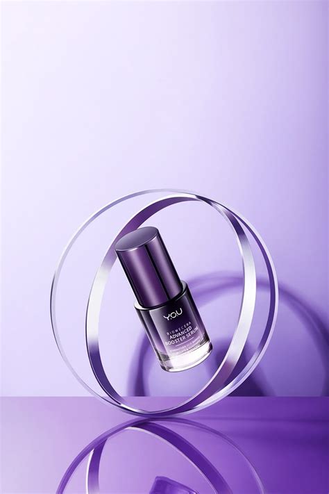 Elegant Purple Glass Perfume Bottle