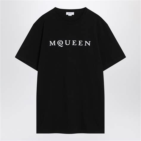 Alexander Mc Queen Black Cotton Jersey T Shirt Balardi