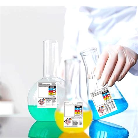 Sds Osha Data Labels For Chemical Safety Data 4 X 3 Inch Ghs Secondary Container