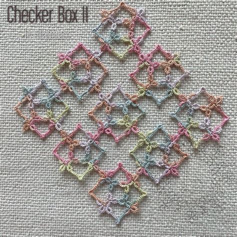 Checker Box Version I Ii Iii Free Tatting Patterns In 2023