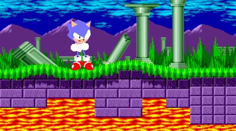 Download Sonic Marble Zone Level Wallpaper