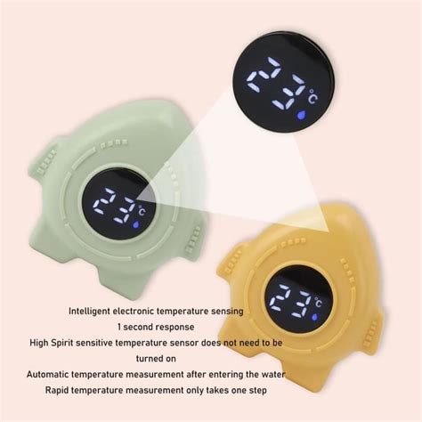 Shipenophy Thermomètre De Bain Pour Bébé Flottant Numérique Intelligent