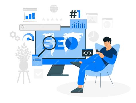 Premium Vector Seo Concept Illustration