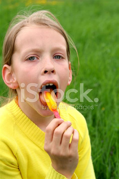 Licking Ice Cream Stock Photo Royalty Free Images Freeimages