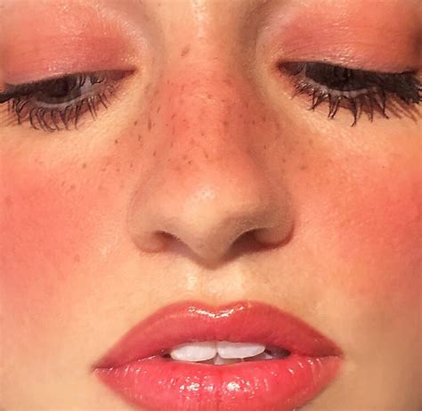 Flushed Makeup Look