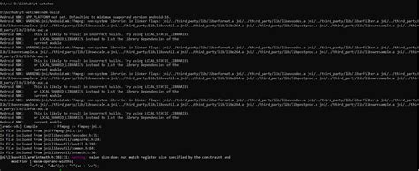 Android How To Include Ffmpeg In My Jni Folder And Build So File