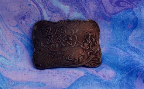 Vintage Pewter Zig Zag Belt Buckle Haute Juice
