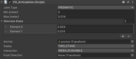 Push Interaction Virtualgrasp Documentation