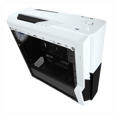 Cit G Force Whiteblue Pc Gaming Case With Window Ln72203 Cit Gforce