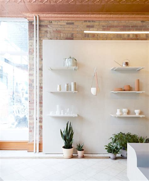 Toronto Flower Shop By Msds Studio Features Pale Walls And Linoleum