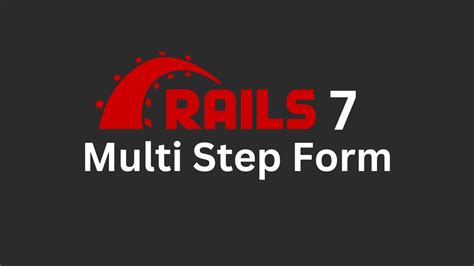 Multi Step Forms In Ruby On Rails 7 Using Turbo Youtube
